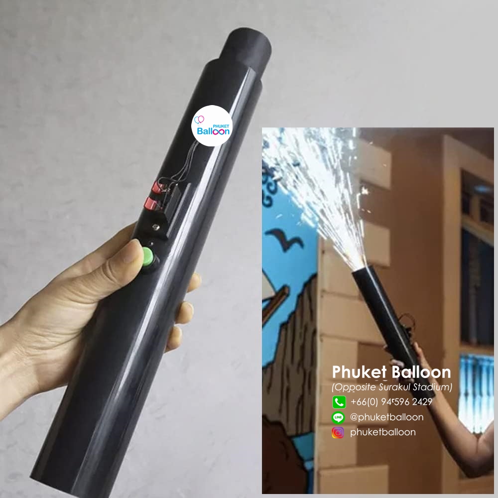 พลุไพโร เครื่องยิงพลุไฟเย็น เครื่องยิงพลุไพโร Pyro Gun