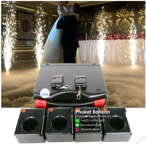 พลุไพโร เครื่องยิงพลุไฟเย็น เครื่องยิงพลุไพโร Pyro Gun